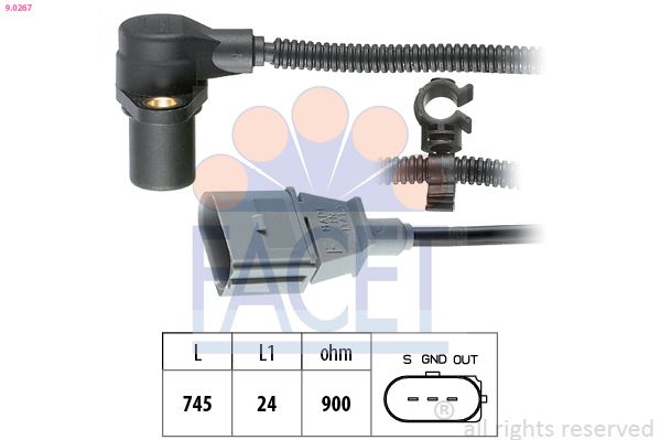 Senzor radilice FACET 9.0267