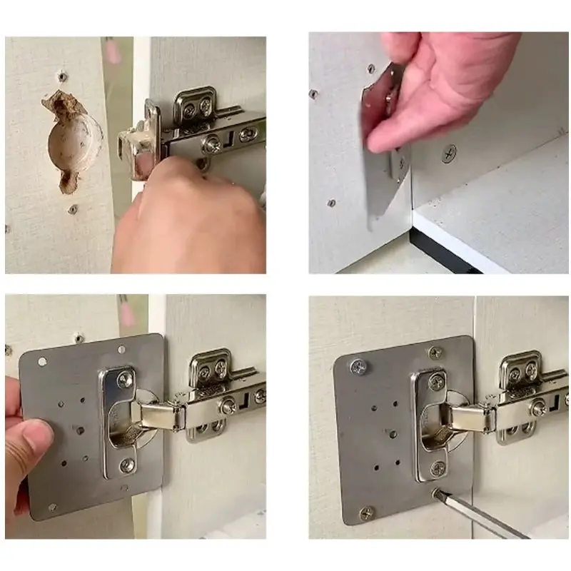 Pločice za reparaciju šarki, 5komada + šrafovi