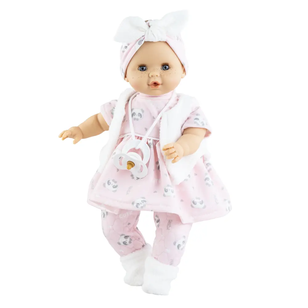 Paola Reina Beba Sansa sa cuclom, 36 cm, Roze