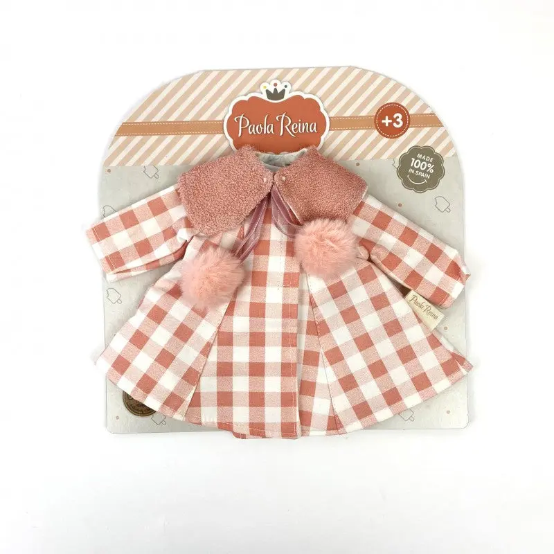 Paola Reina Odeća za lutku Daru od 32 cm, Roze-bela