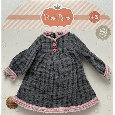 Paola Reina Odeća za lutku Lauru, 32cm, Siva