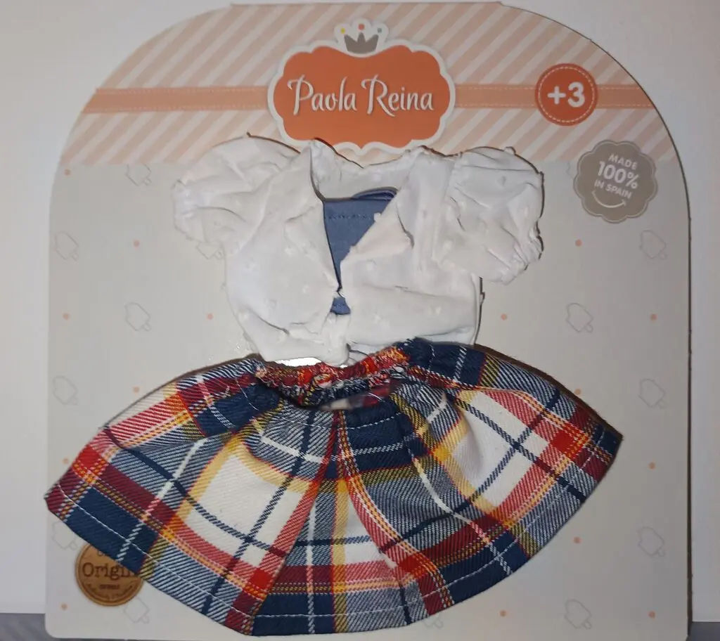 Paola Reina Odeća za lutku Anabelu, 32 cm, Šarena
