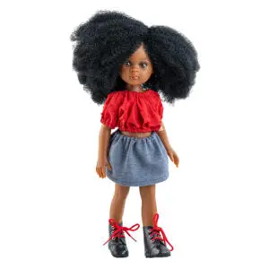 Paola Reina Lutka Kamila, 32cm, Crveno-plava