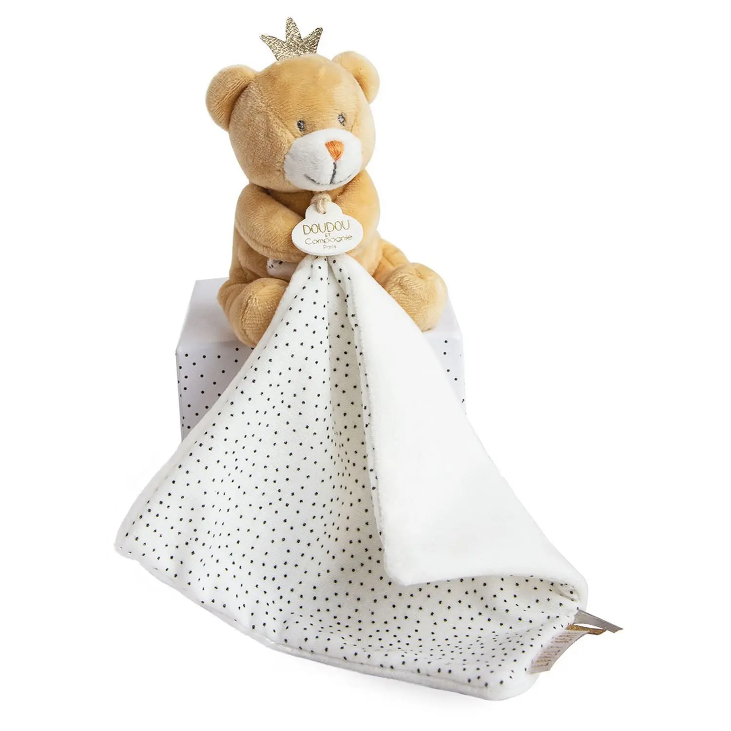 DOUDOU ET COMPAGNIE Plišana igračka Meda sa mazilicom, 10cm, Braon
