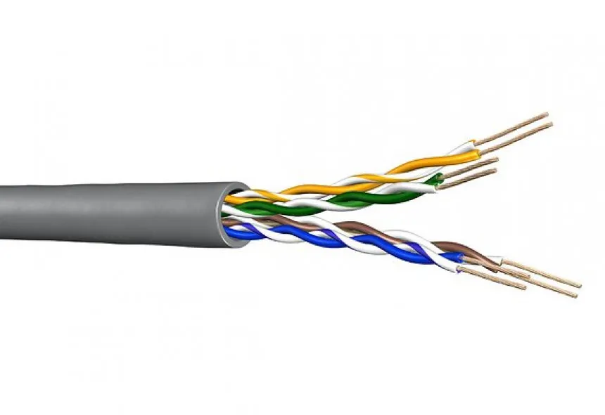 UTP patch kabl kat. 5E Draka UC300 26 4P PVC-FR licnasti - testiran do 300MHz, CPR Eca negoriv; 802.3af/at/bt, Delta-EC, 3P, DNV, ABS & GHMT sertifikovan