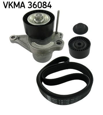 Garnitura klinastog rebrastog kaiša SKF VKMA 36084