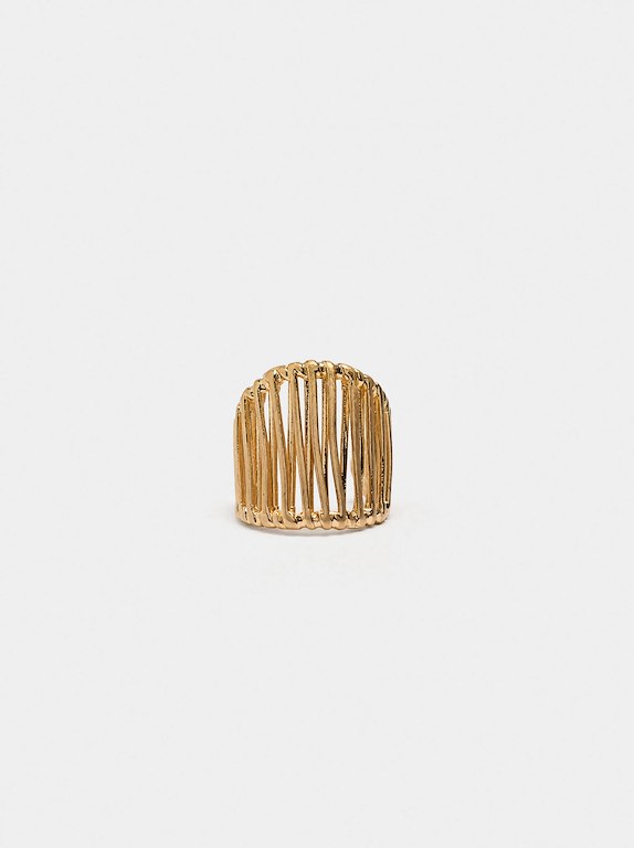 WIDE RING WITH BARS