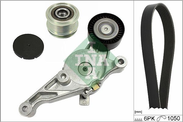 Garnitura klinastog rebrastog kaiša Schaeffler INA 529 0469 20