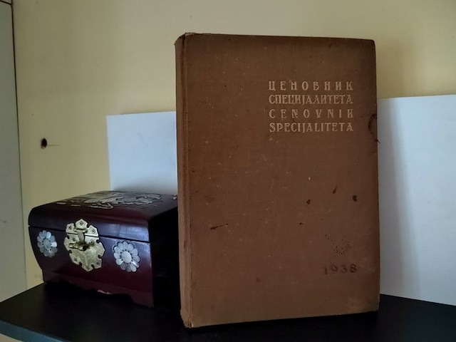 Cenovnik lekovitih specijaliteta Kraljevina Jugoslavija