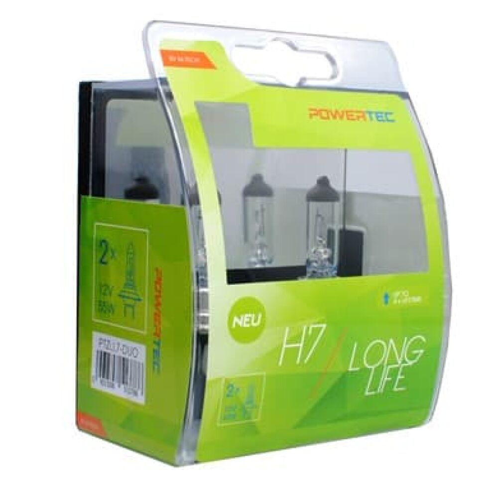Auto sijalica Powertec Long Life H7 /cena za par sijalica/