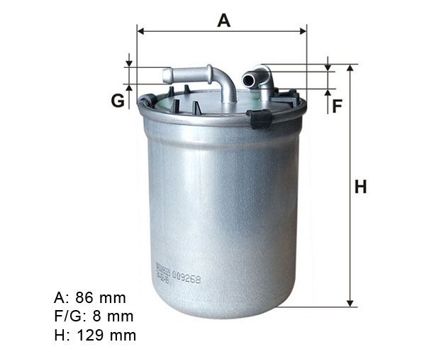 Filter goriva Denckermann A120267 - PP986 - 4843 - CFF100456 - 0450906500