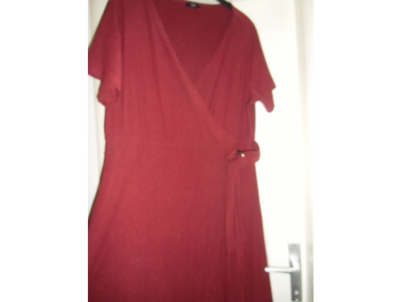 Bordo duza haljina, vel.4XL