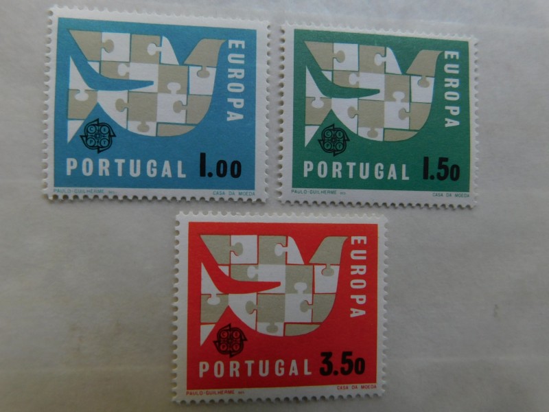 PORTUGAL EUROPA 1963 KOMPLET ČISTA SERIJA