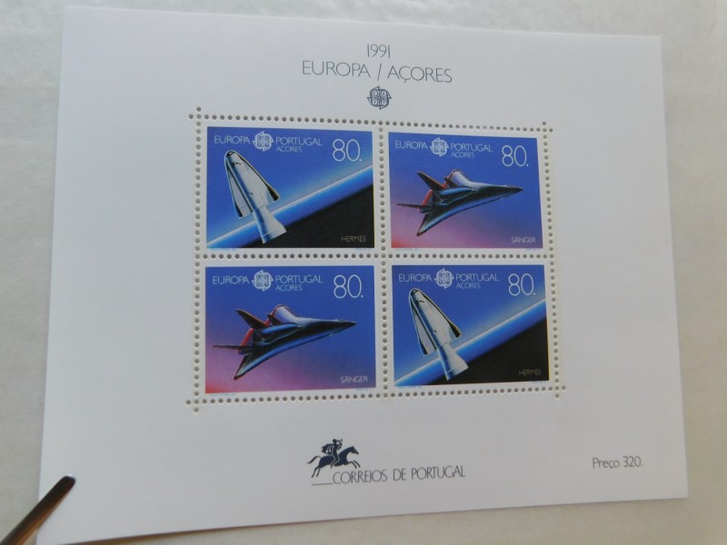 ** AZORES EUROPA 1991 BLOK **