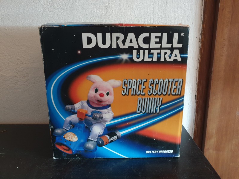 Duracell FootBall Bunny Space Scooter Bunny