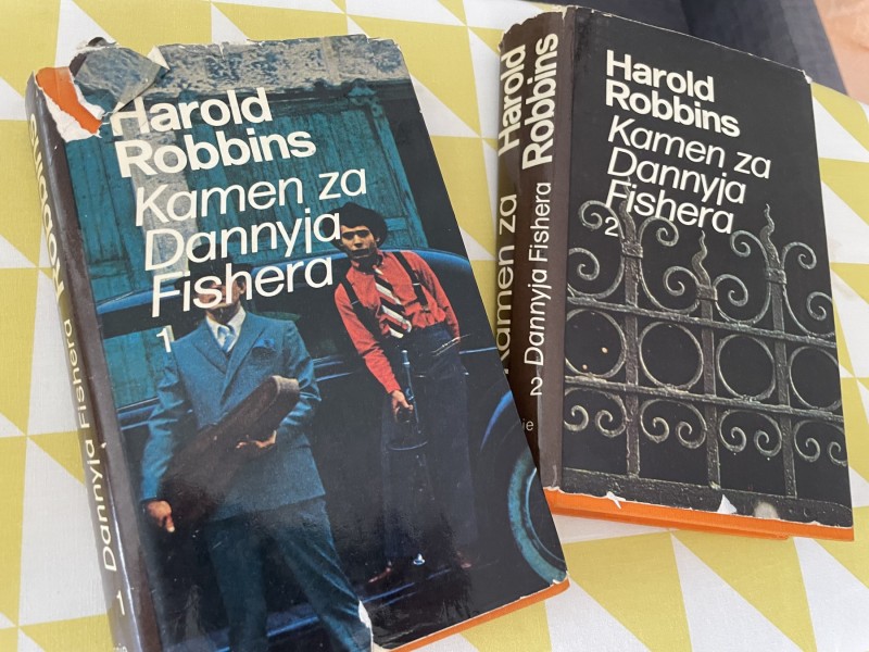 Harold Robbins -2 knjige Kamen za Dannyja Fishera