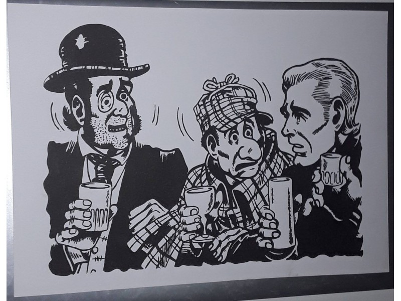 Crtez na hamer papiru 30 x 21,5 cm. - Alan Ford