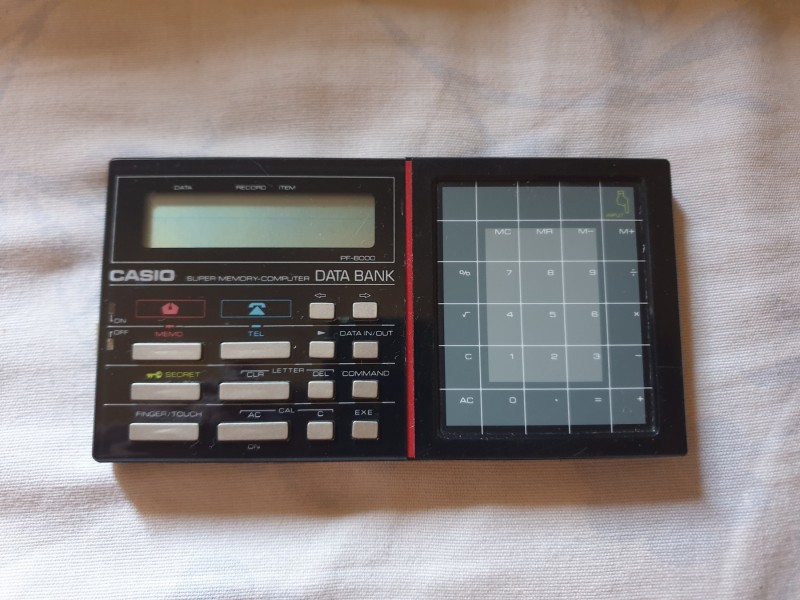 Casio PF 8000 Super Memory Computer DATA BANK Calculato