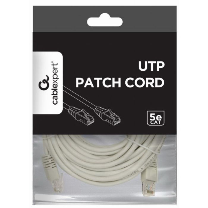 PP12-10M Gembird Mrezni kabl, CAT5e UTP Patch cord 10m grey