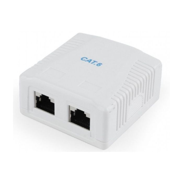 NCAC-2F6-01 Gembird CAT6 FTP 2-port kutija za površinsku montažu za RJ45