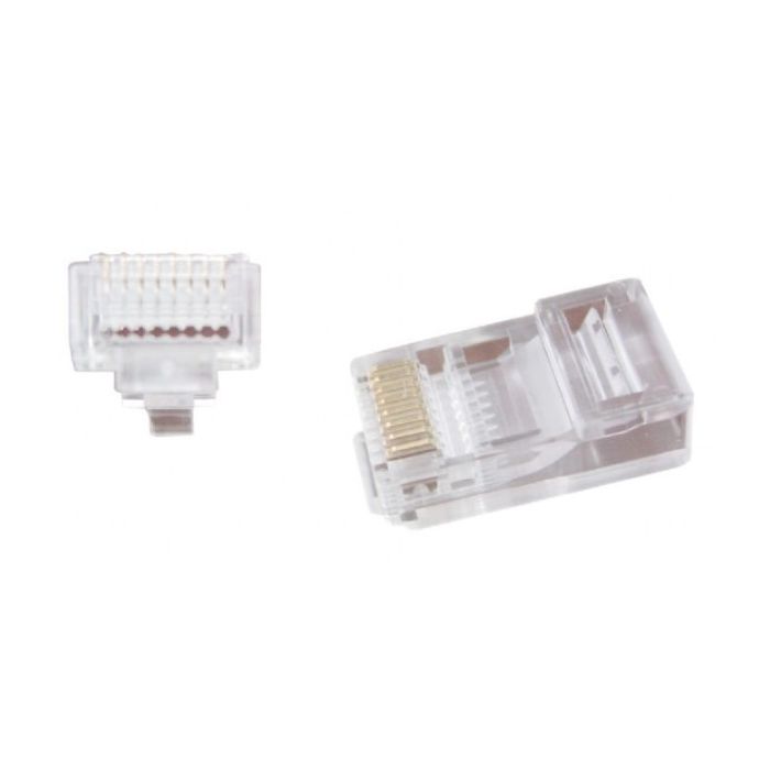 LC-PTU-01/100 Gembird Universal pass-through modular CAT5 UTP plug 8P8C, 100u pak /CENA PO PAKOVANJU
