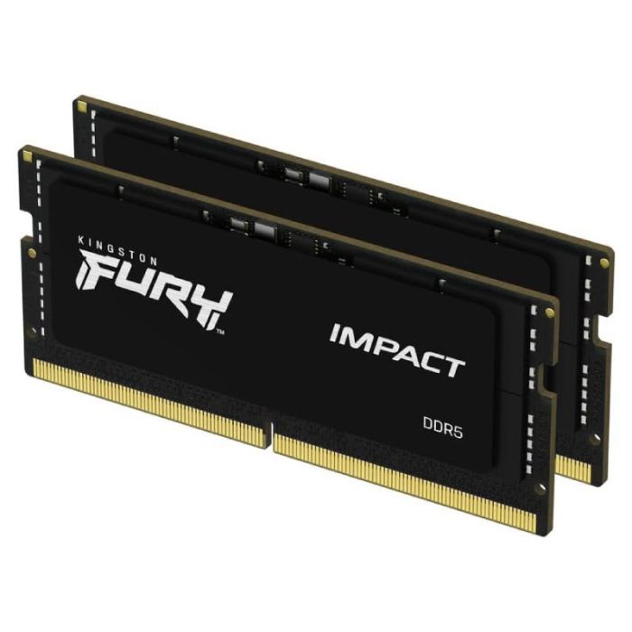 SODIMM DDR5 32GB (2x16GB kit) 6000MT/s KF560S38IBK2-32 FURY Impact Black XMP