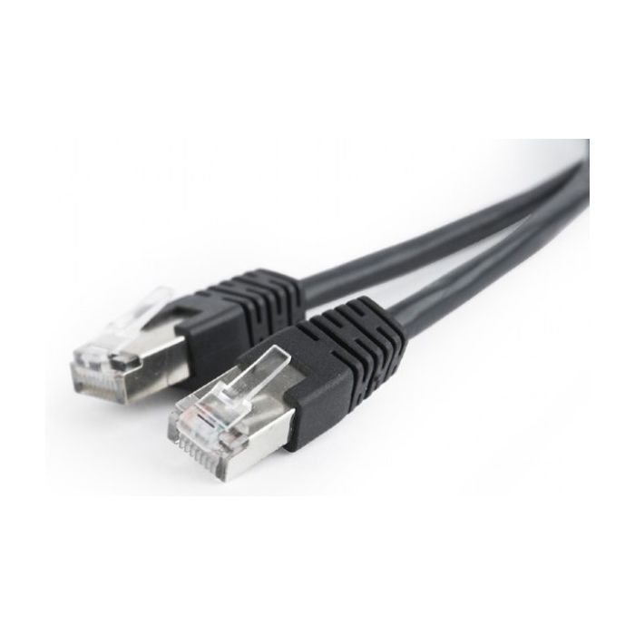 PP22-0.5M/BK Gembird Mrezni kabl FTP Cat5e Patch cord, 0.5m black
