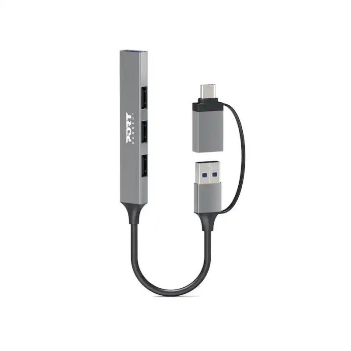 HUB Port Designs USB-C / USB-A to 4 USB-A ports 480 Mbps SLIM