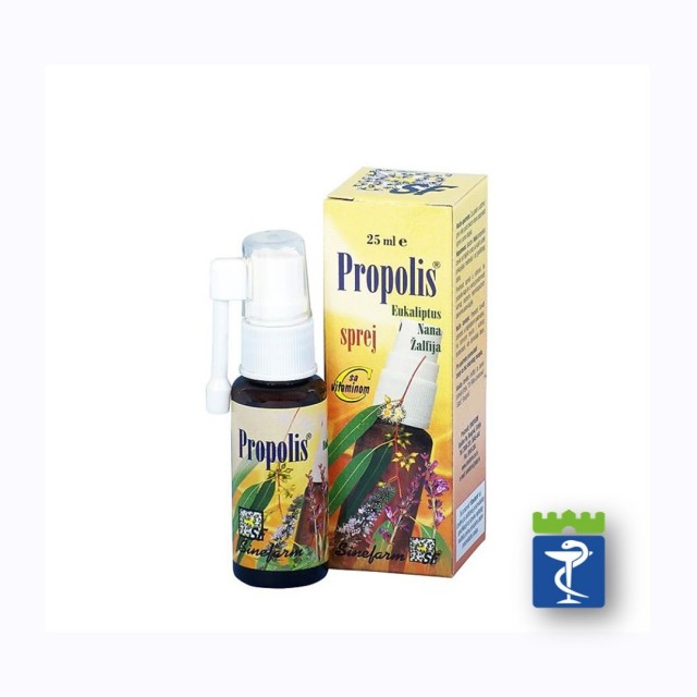 PROPOLIS SPREJ NANA EUKALIPTUS ŽALFIJA 25ML