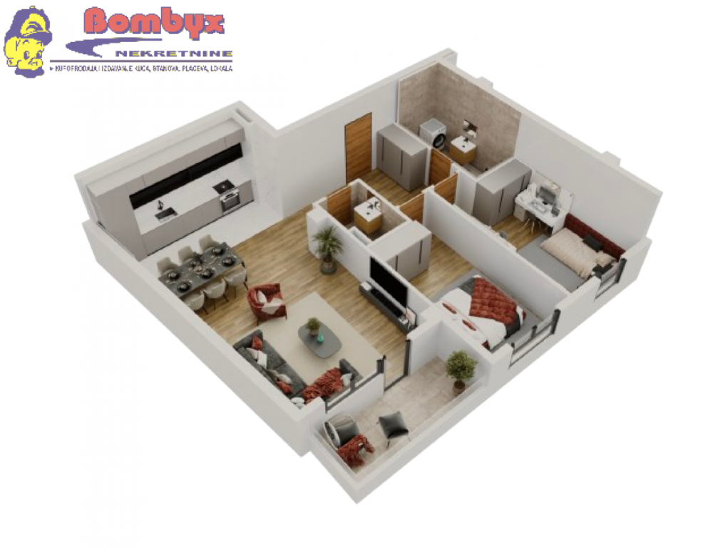 Trosoban stan na prodaju, 75m2, 168.750€