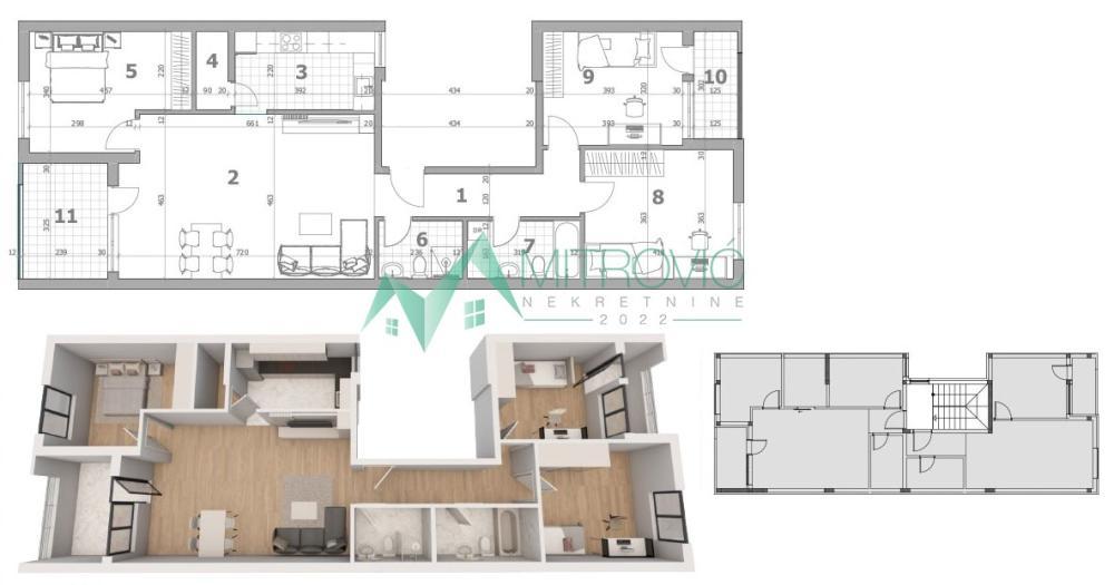 Četvorosoban stan na prodaju, 102m2, 195.770€