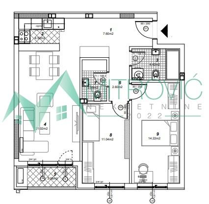 Trosoban stan na prodaju, 70m2, 172.125€