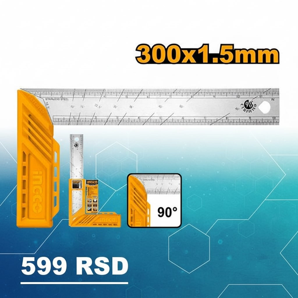 Ingco Ugaonik 300x40mm HAS123002
Dobijaj najnovije ponude na email