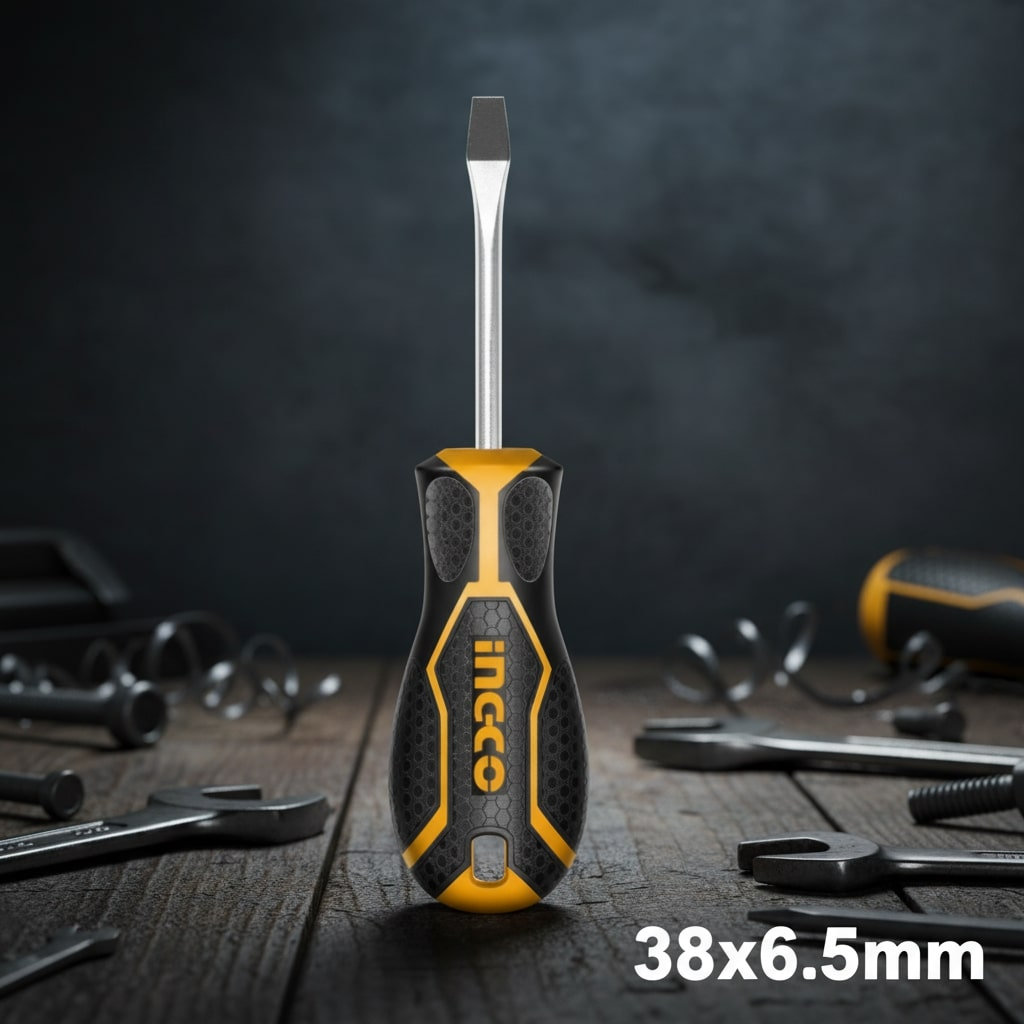 Ingco Odvijač ravni 6.5x38mm HS686038