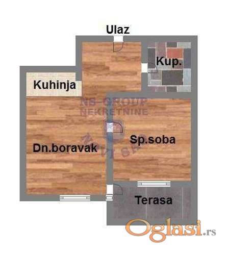 Dvosoban stan 43m2 podbara.