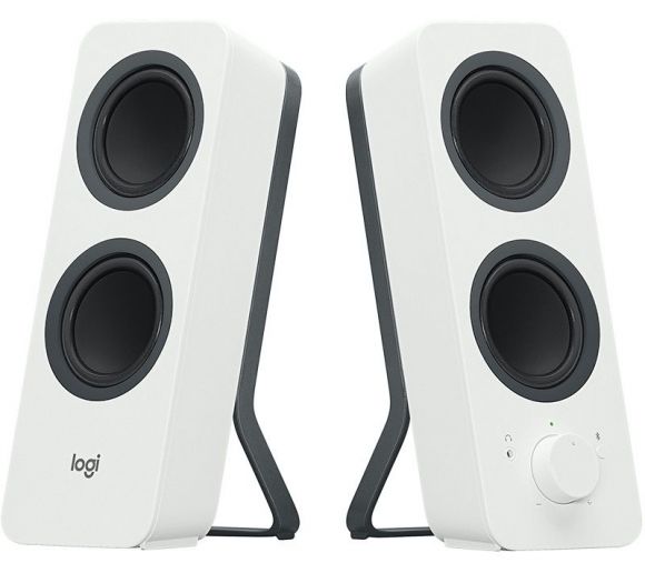 Logitech - Logitech Z207 Bluetooth Speakers, White