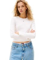 Tommy hilfiger - rebrasta ženska majica