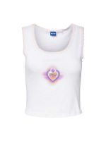 Hugo - beli ženski crop top
