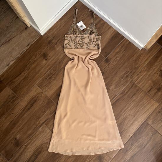 Zara savrsena viralna Limited haljina sa perlicama