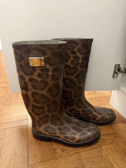 Dolce & Gabbana leopard cizme