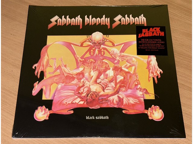 Black Sabbath – Sabbath Bloody Sabbath (LP), NOVO !!!!!