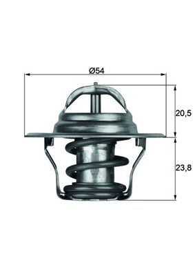 Termostat, rashladna tečnost MAHLE TX 14 87D