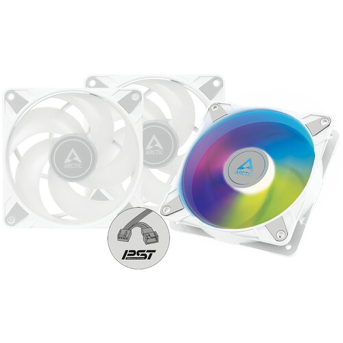 ARCTIC P12 PWM PST A-RGB 3pack ACFAN00258A 120mm White 3u1