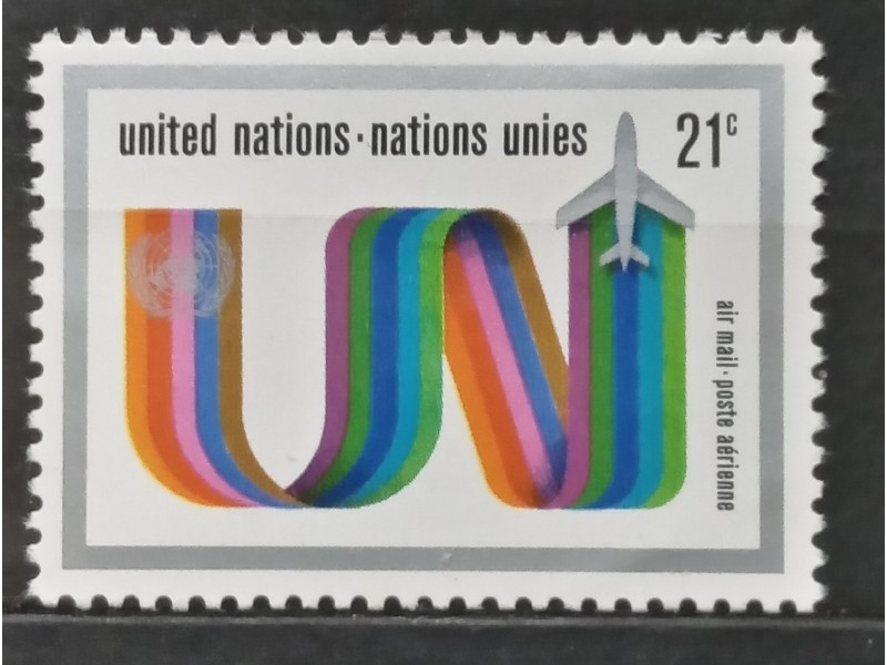 UJEDINJENE NACIJE NEW YORK1972 - AIRMAIL U.N. **