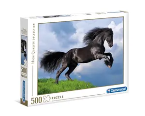 Clementoni Clementoni puzzle 500 delova - FRESIAN BLACK HORSE (35071)