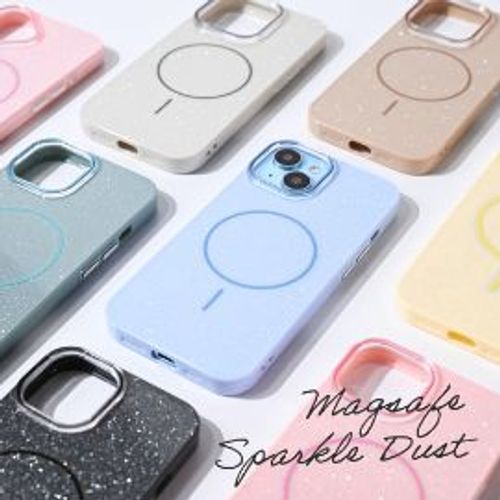 Torbica za Magsafe Sparkle Dust iPhone 16 Pro Max 6.9 srebrna
