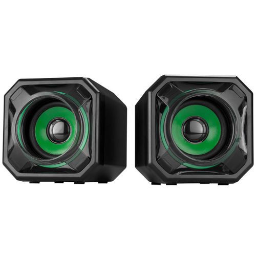 Mikado MD-177 Zvučnici 2.0 5Wx2 USB zeleno crni
