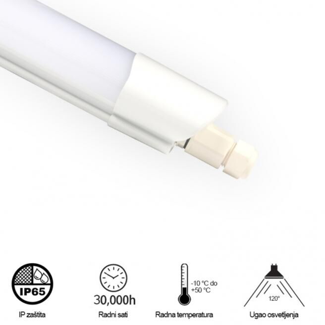 BB LINK Vododiht LED slim - Beli LG258A 45W 6500K
