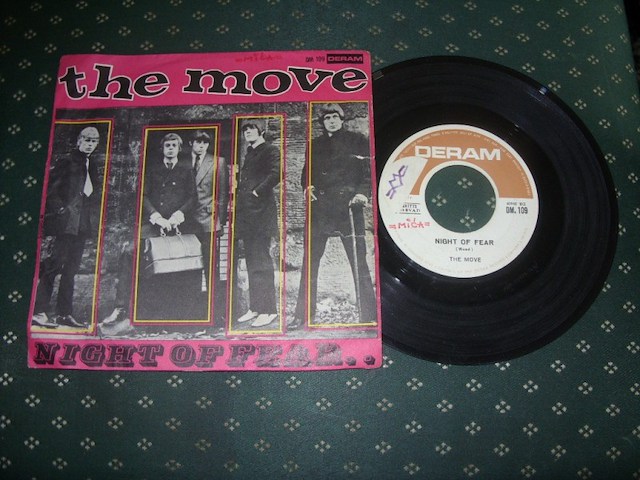 The Move – Night Of Fear .. 7` singl Deram Italy 1966.