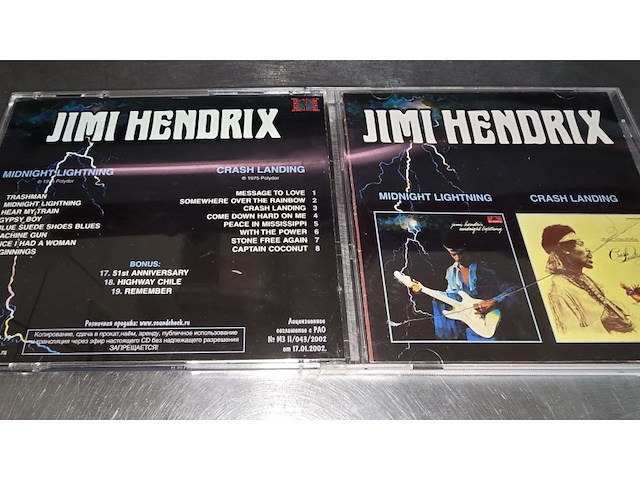 Jimi Hendrix - Midnight lightning + Crash landing